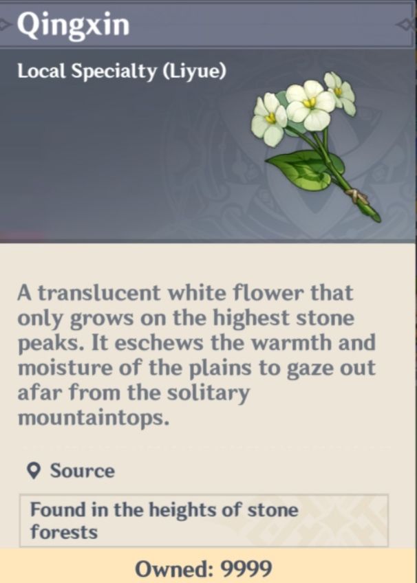 Qingxin Genshin Impact | HoYoLAB