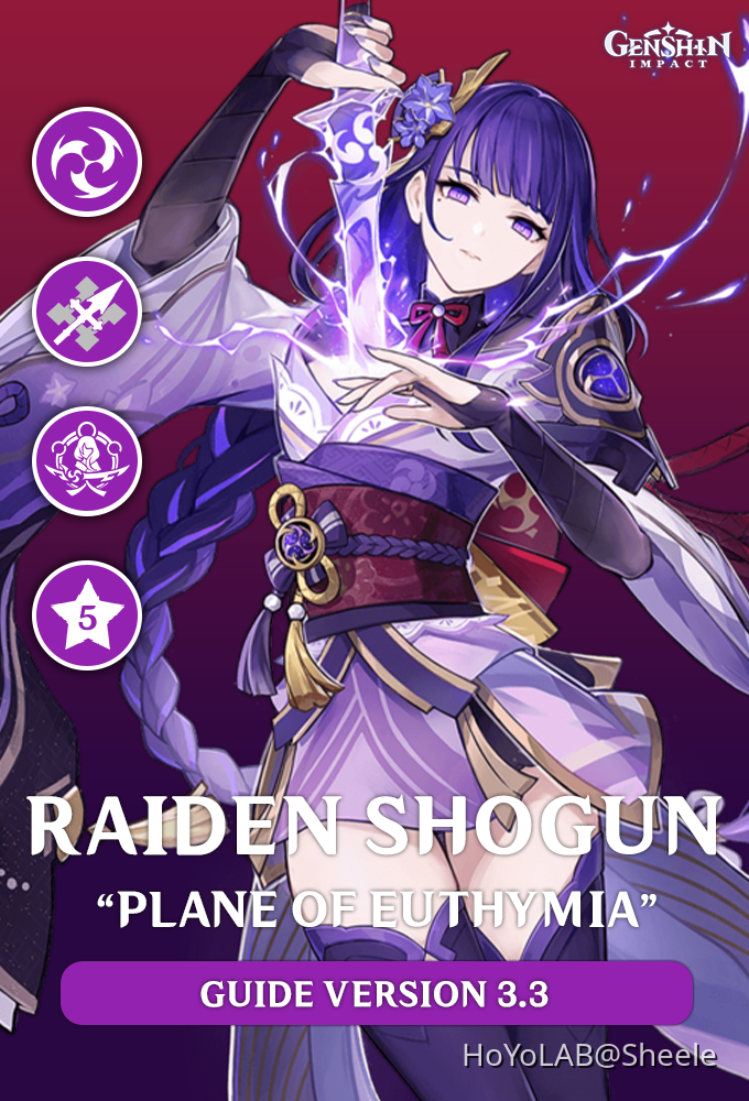 [Version 3.3] Raiden Shogun Guide - Reign of Serenity Genshin Impact ...