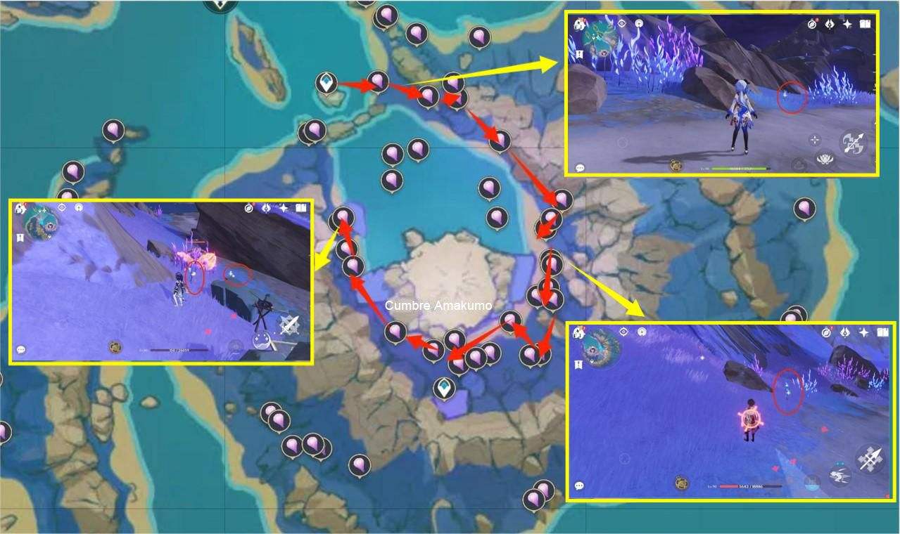 [Versión 3.3] Rutas para recoger Fruto amakumo rápi****nte: ¡150 ...