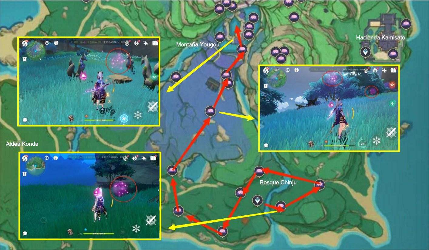 [Versión 3.3] Rutas para recoger Pétalos de cerezo rápi****nte: ¡63 ...