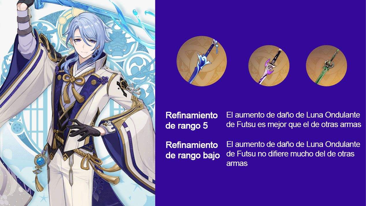 Análisis del arma "Luna Ondulante de Futsu" Genshin Impact | HoYoLAB