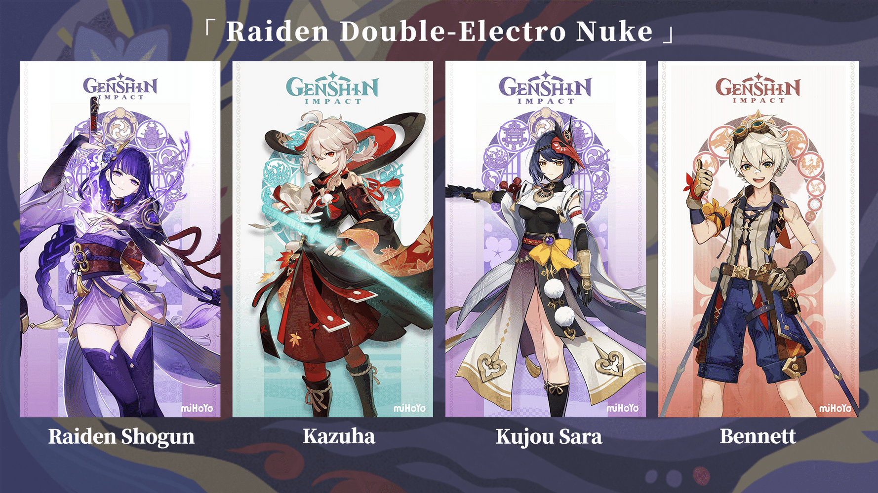 Character Guide | Raiden Shogun | The Guardian of Inazuma（Artifact Sets ...