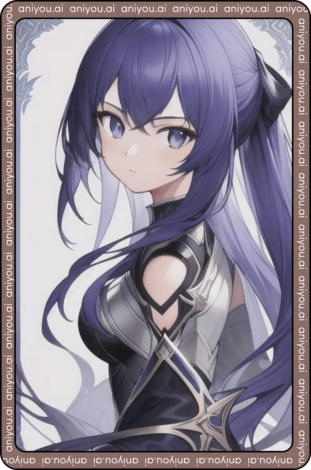 AI generated Christmas(winter) Raiden Genshin Impact | HoYoLAB