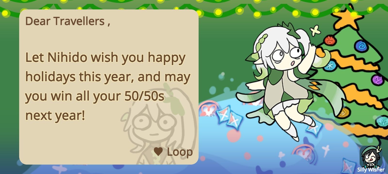 Silly Wisher (not genshin) Holiday Card Maker | HoYoLAB