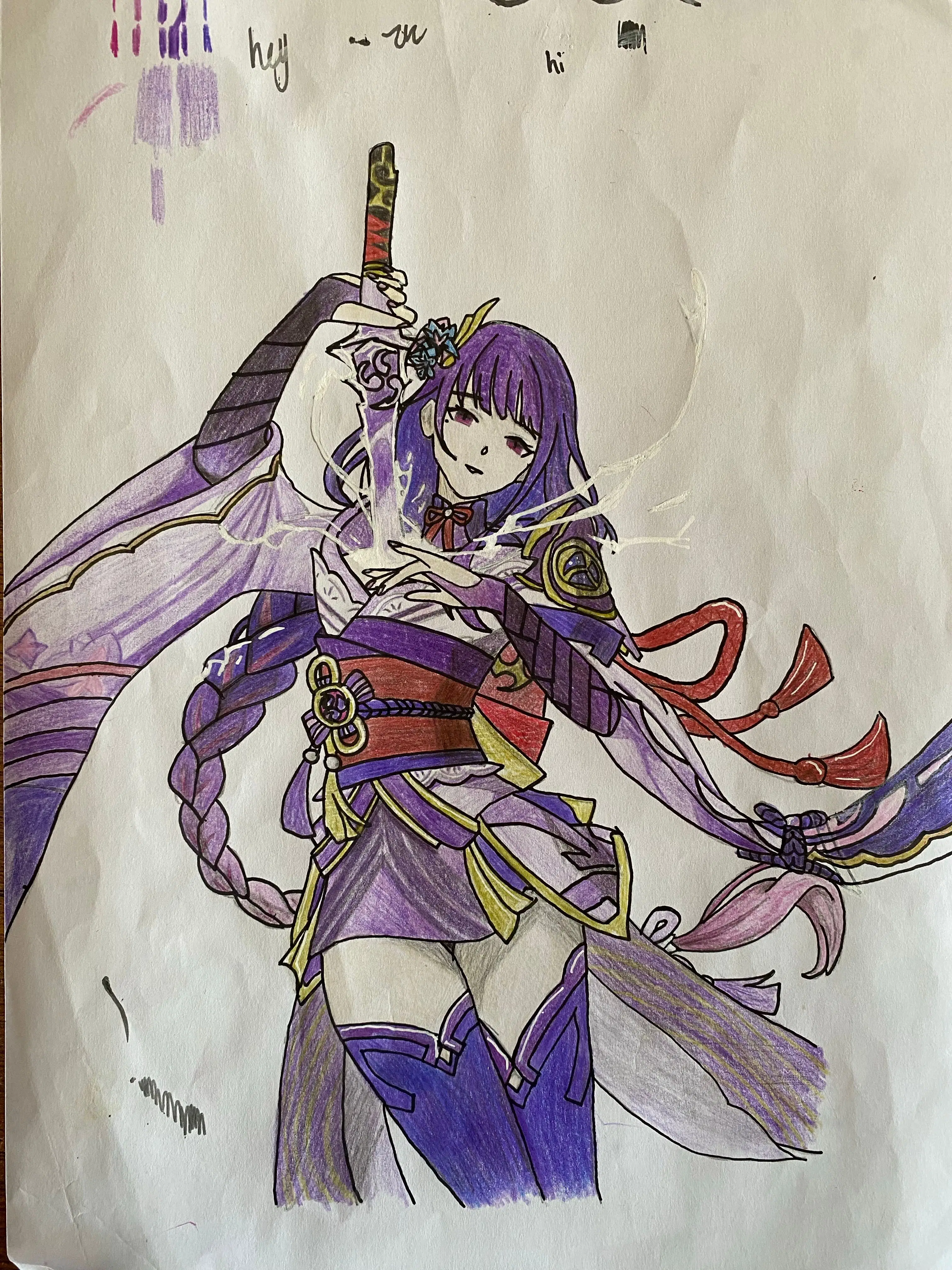 Raiden Shogun Fan Art Contest Genshin Impact | HoYoLAB