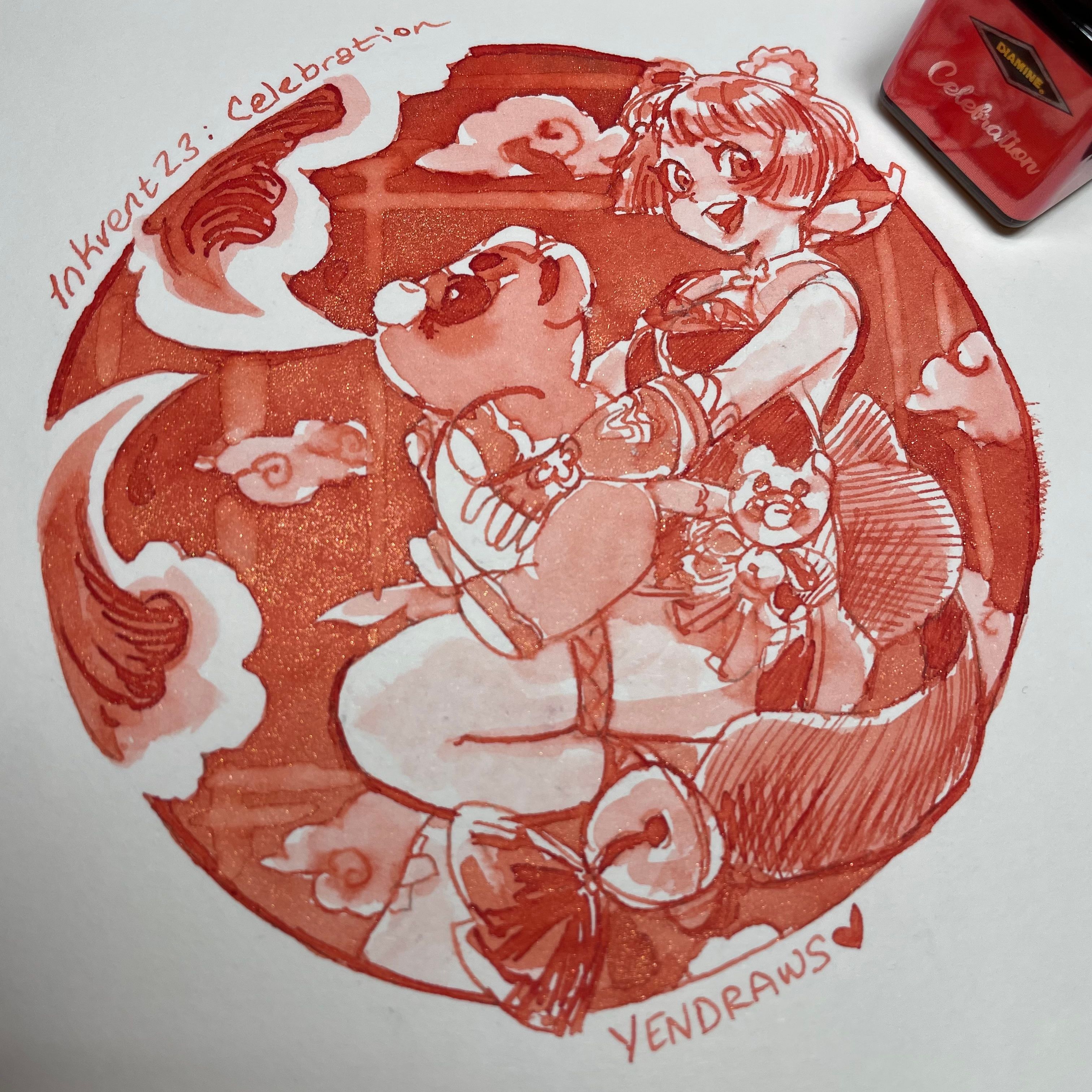 Inkvent advent calendar 23/25 Genshin Impact | HoYoLAB