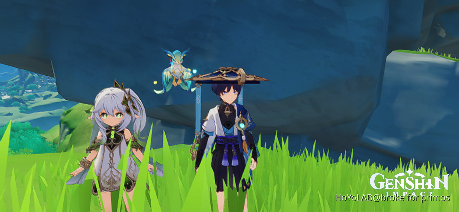 nahida and wanderer 💚💜 Genshin Impact | HoYoLAB