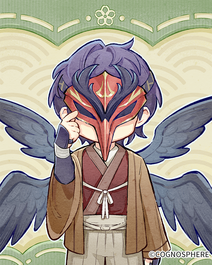 very cool illustrations I got from the tales of youkai event Genshin ...
