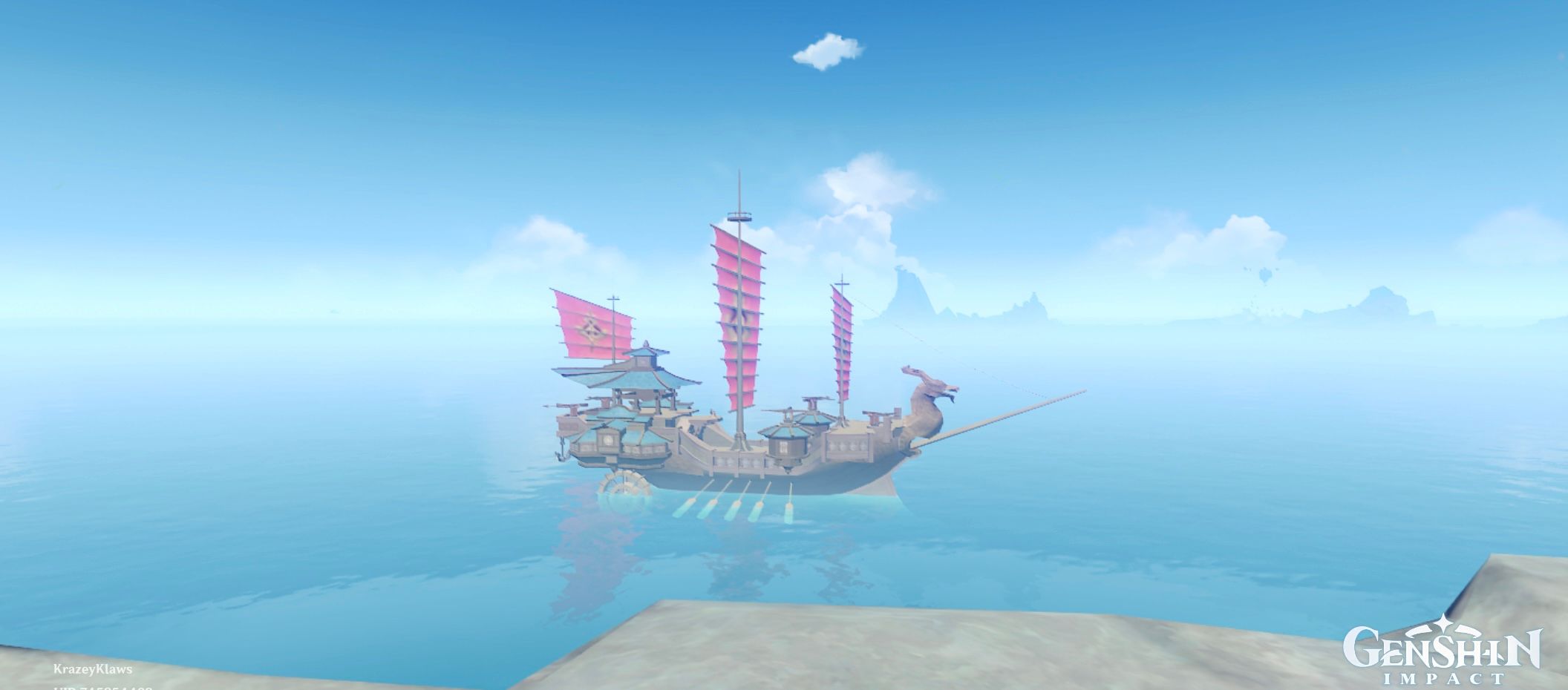 Beidou’s boat Genshin Impact | HoYoLAB