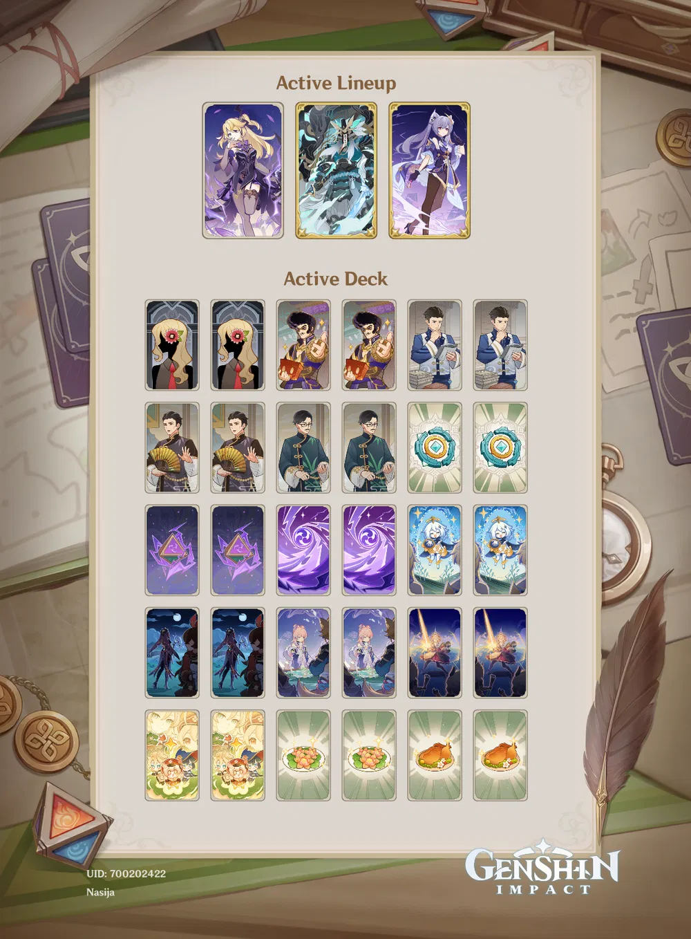 Recommended Genius Invocation TCG Character Cards + Keqing, Fischl and ...