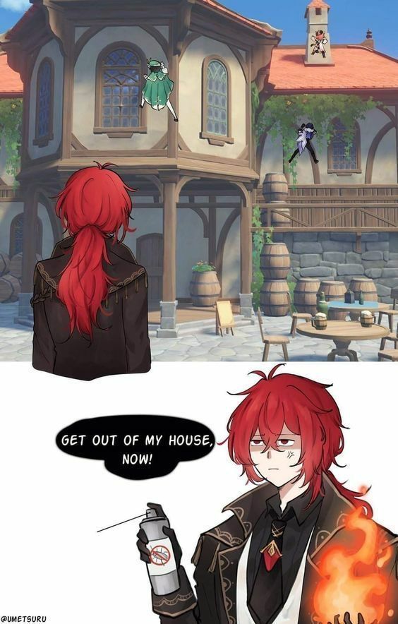 Diluc memes Genshin Impact | HoYoLAB