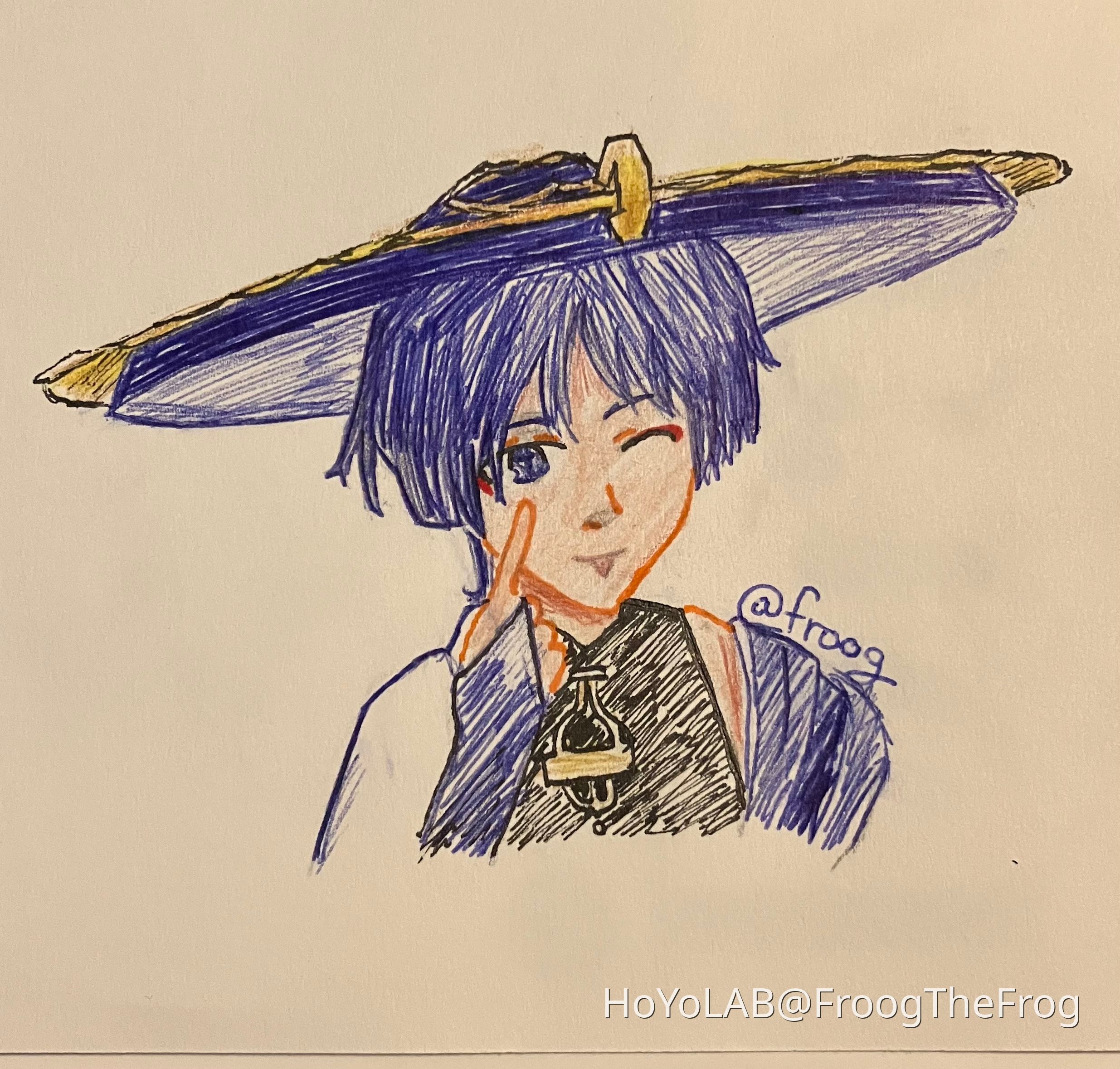 Wanderer Sketch Genshin Impact | HoYoLAB