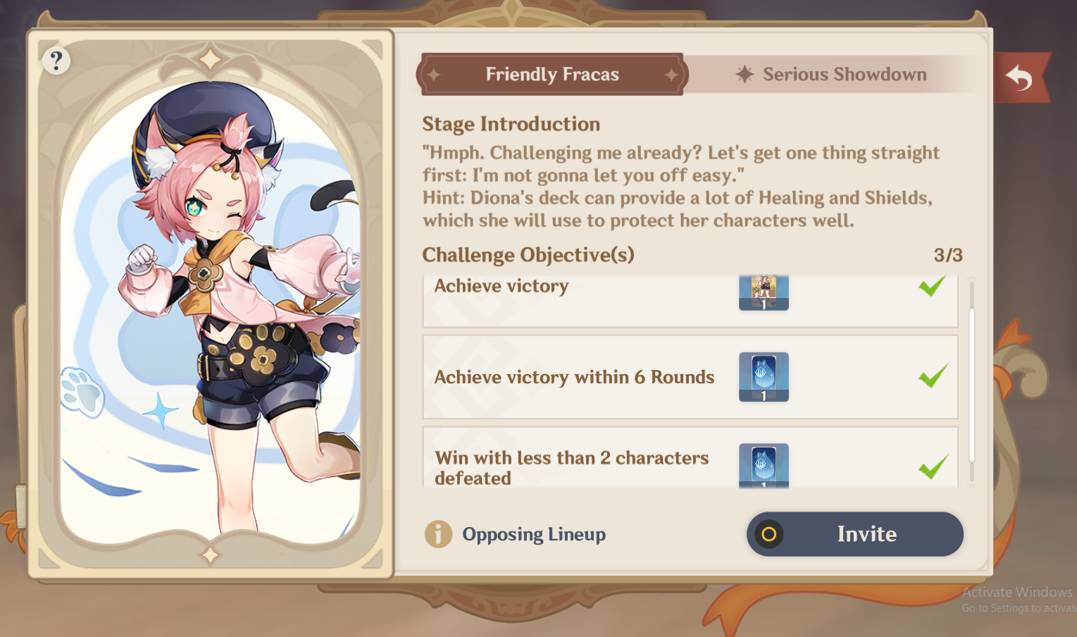 My three character cards Genshin Impact | HoYoLAB