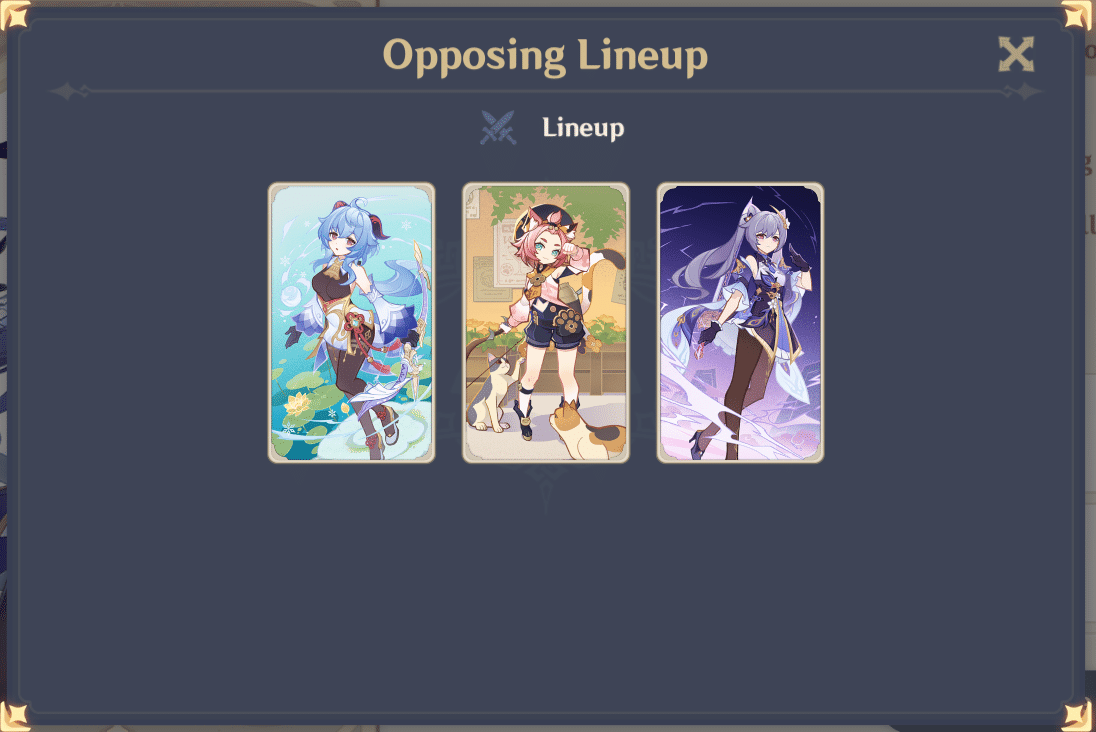 Recommended Genius Invokation TCG Character Cards - Diona / Ganyu ...