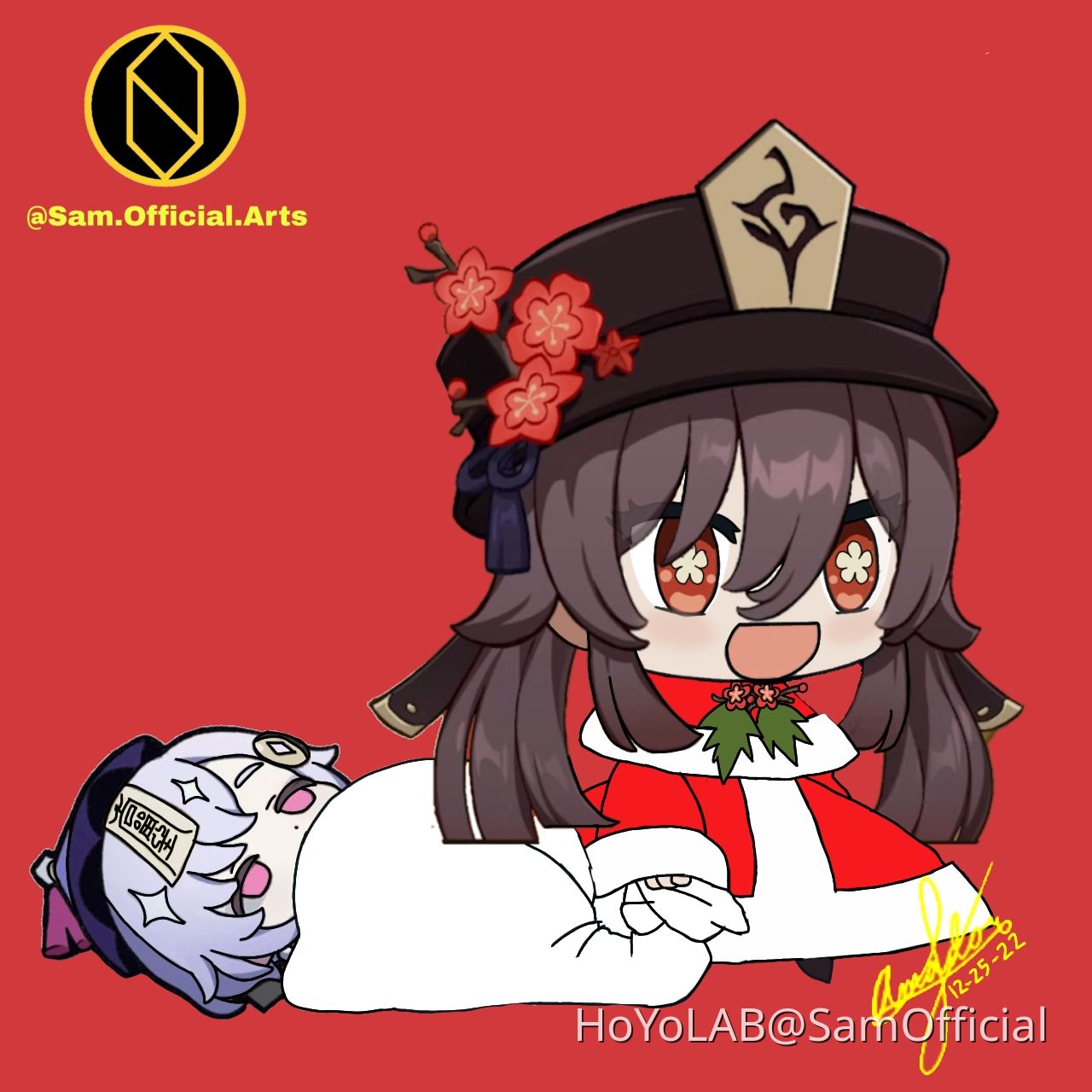 Merry PadoruHu Tao Christmas Genshin Impact | HoYoLAB