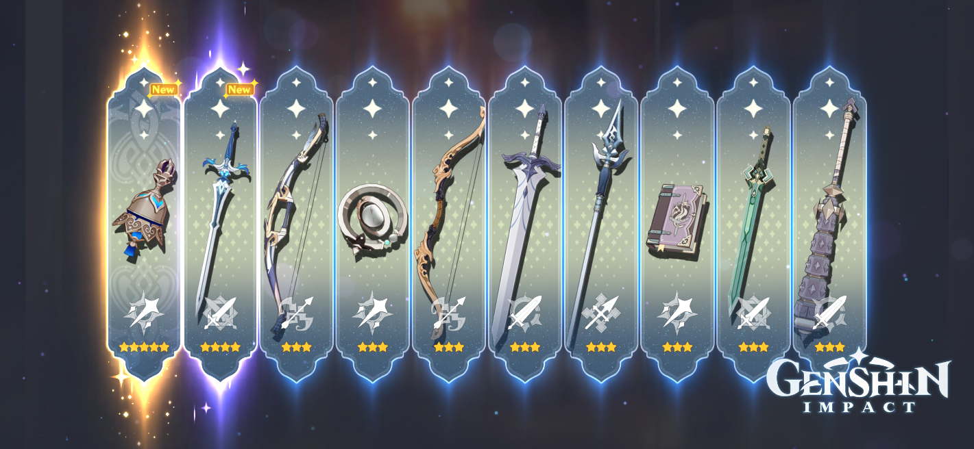 Wanderer's Weapons Genshin Impact | HoYoLAB