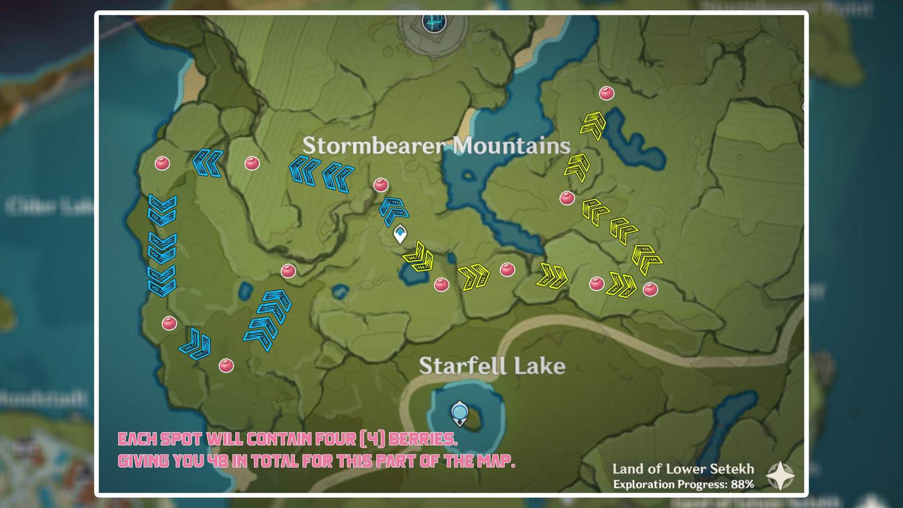 Valberry Farming Route - Leven Ascension Material Genshin Impact | HoYoLAB