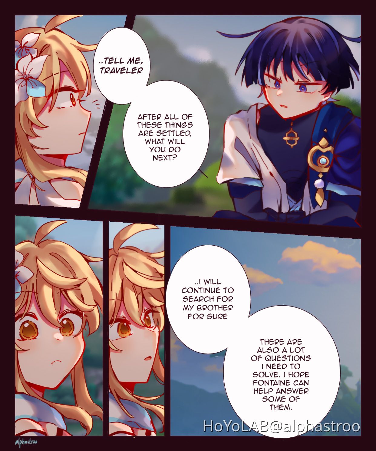 Traveler and wanderer⚡️💫 Genshin Impact | HoYoLAB