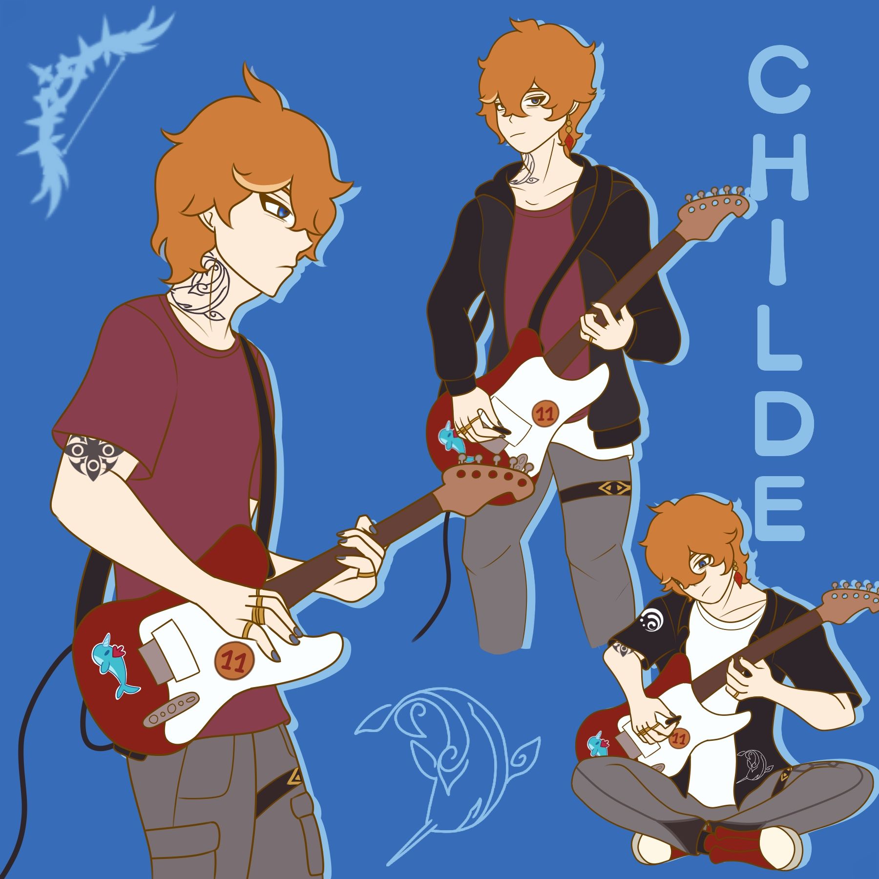 Band AU Childe Genshin Impact | HoYoLAB