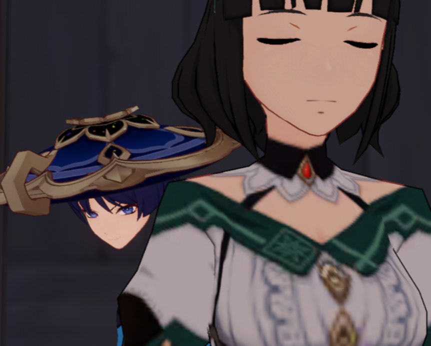 Wanderer spying on Katheryne Genshin Impact | HoYoLAB