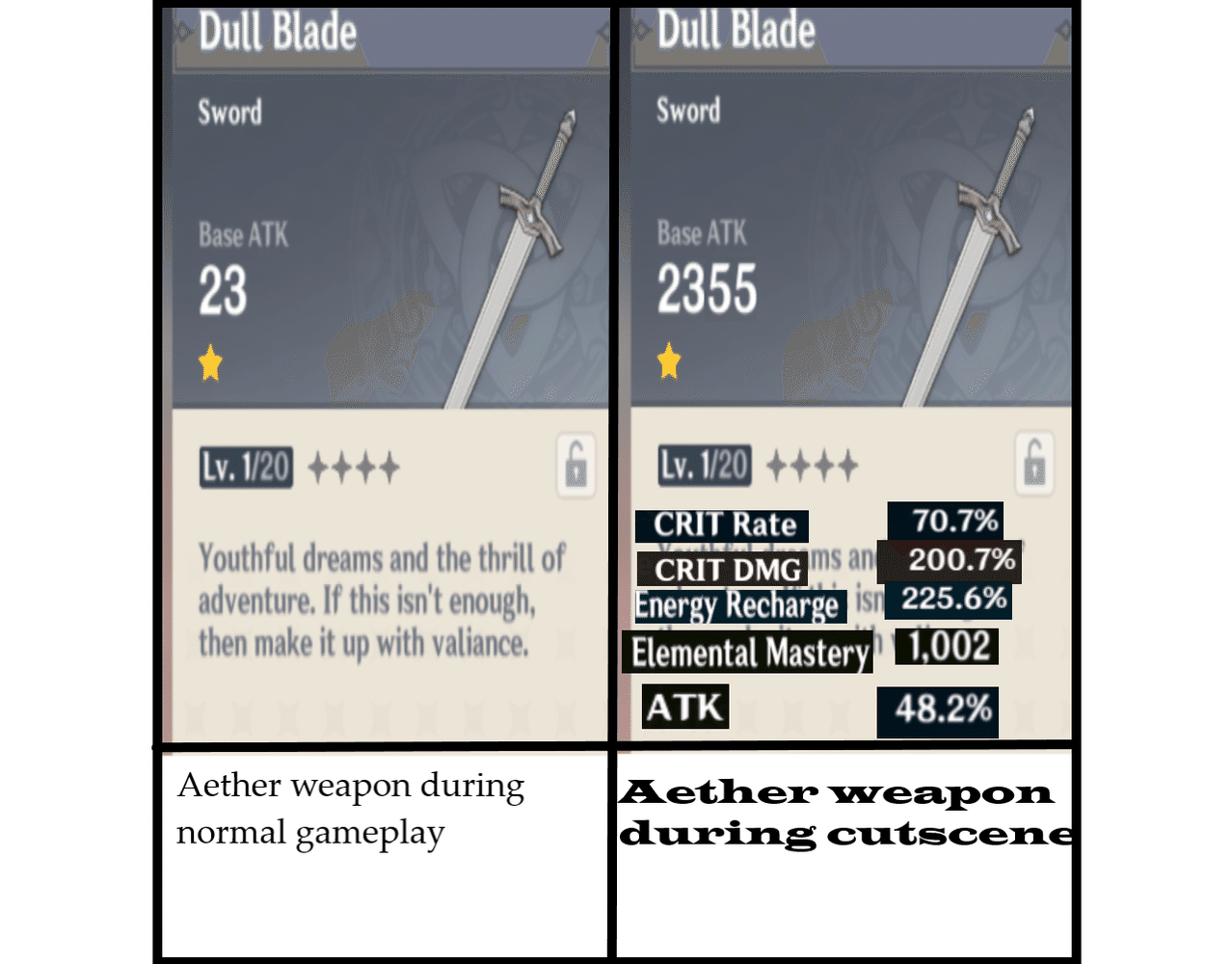 aether sword Genshin Impact | HoYoLAB