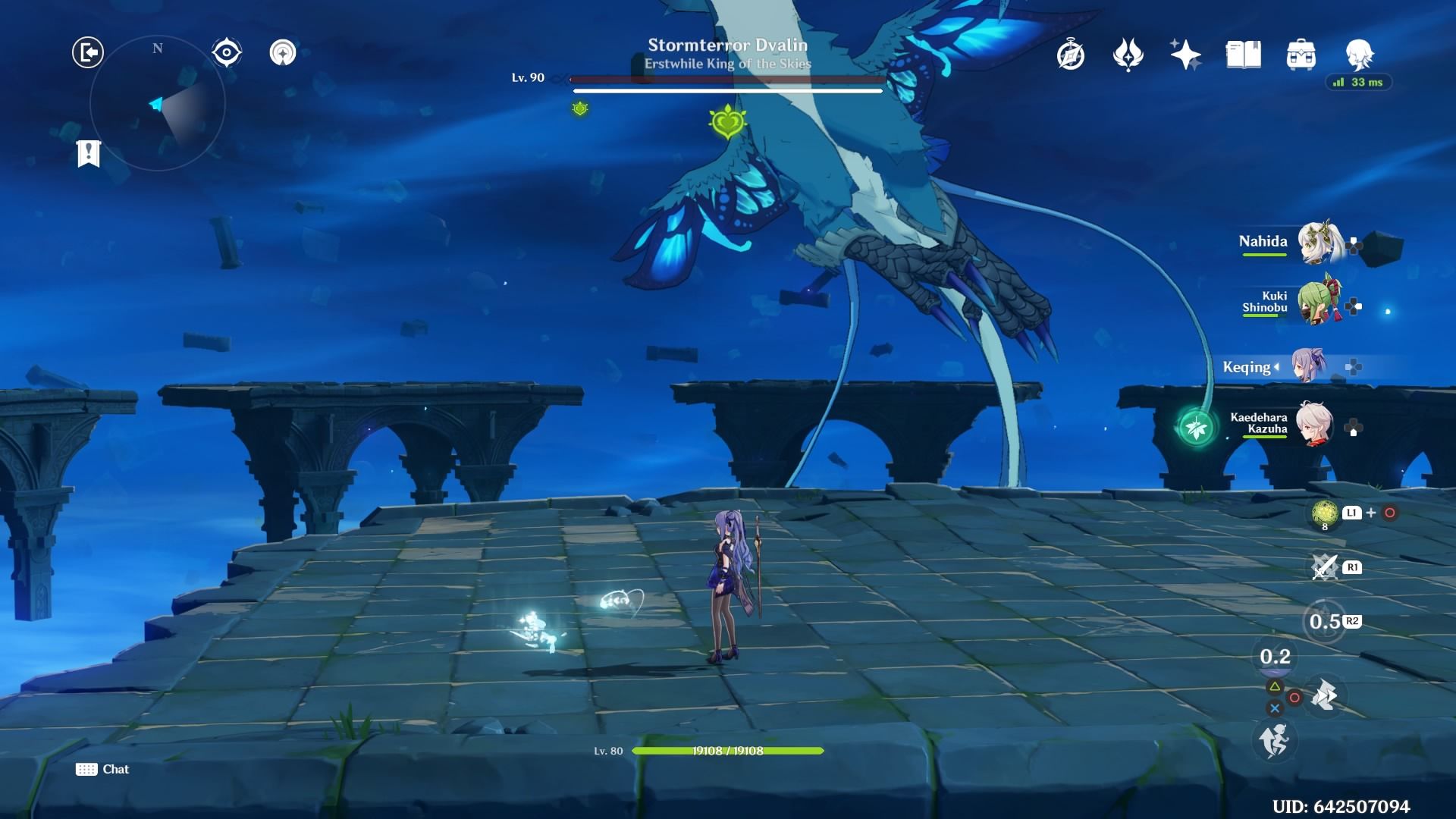 Almost 1-cycled Stormterror Genshin Impact | HoYoLAB