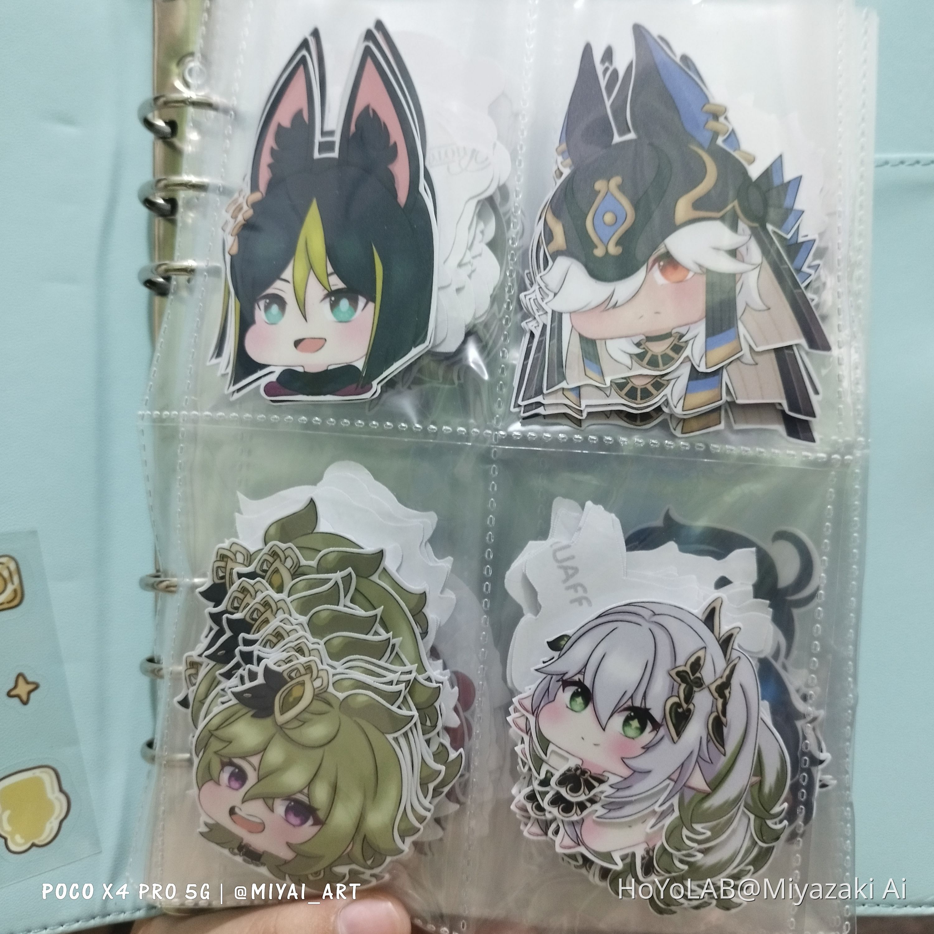 stickers💜💚 Genshin Impact | HoYoLAB