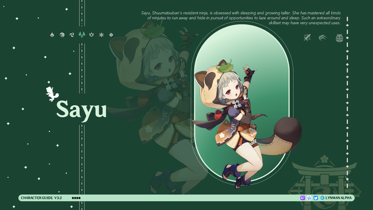 Sayu | Character Guide [v3.3] Genshin Impact | HoYoLAB