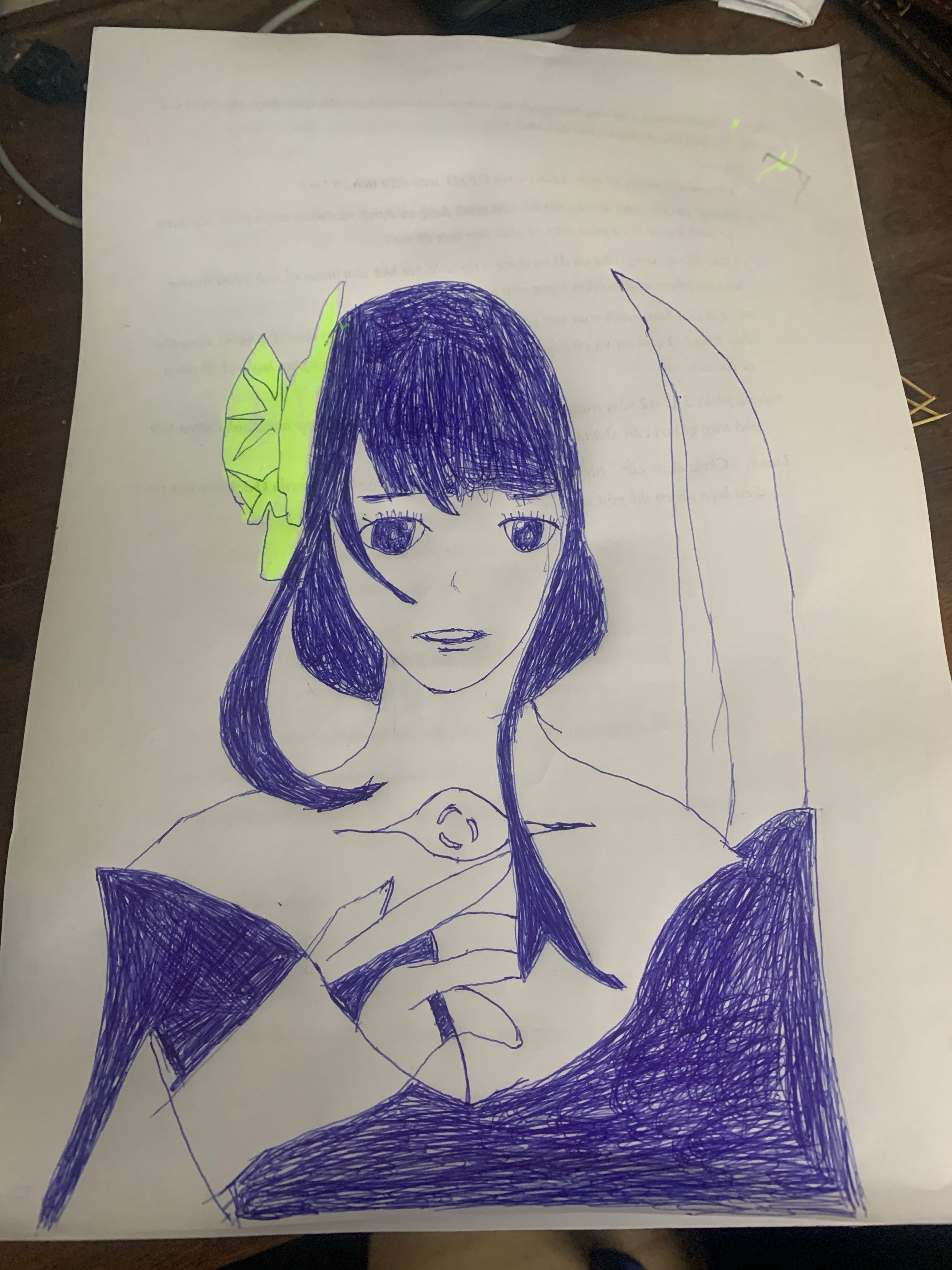 Blue Raiden Shogun Genshin Impact | HoYoLAB