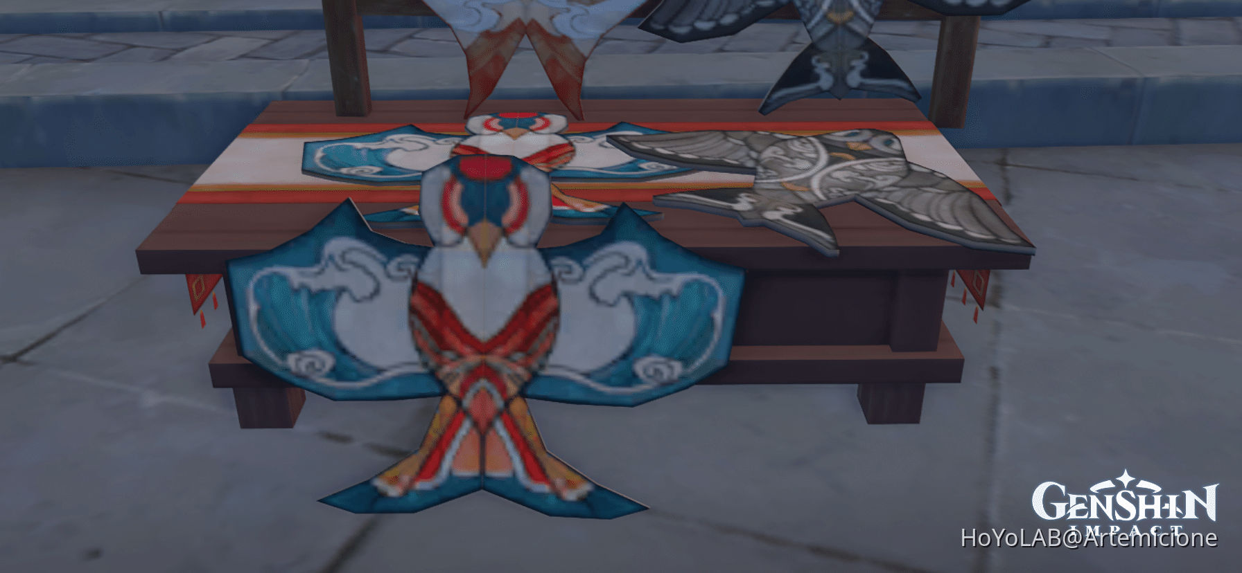 Liyue Archon Quest: Descriptions of some Archons on kites (+The Kites ...