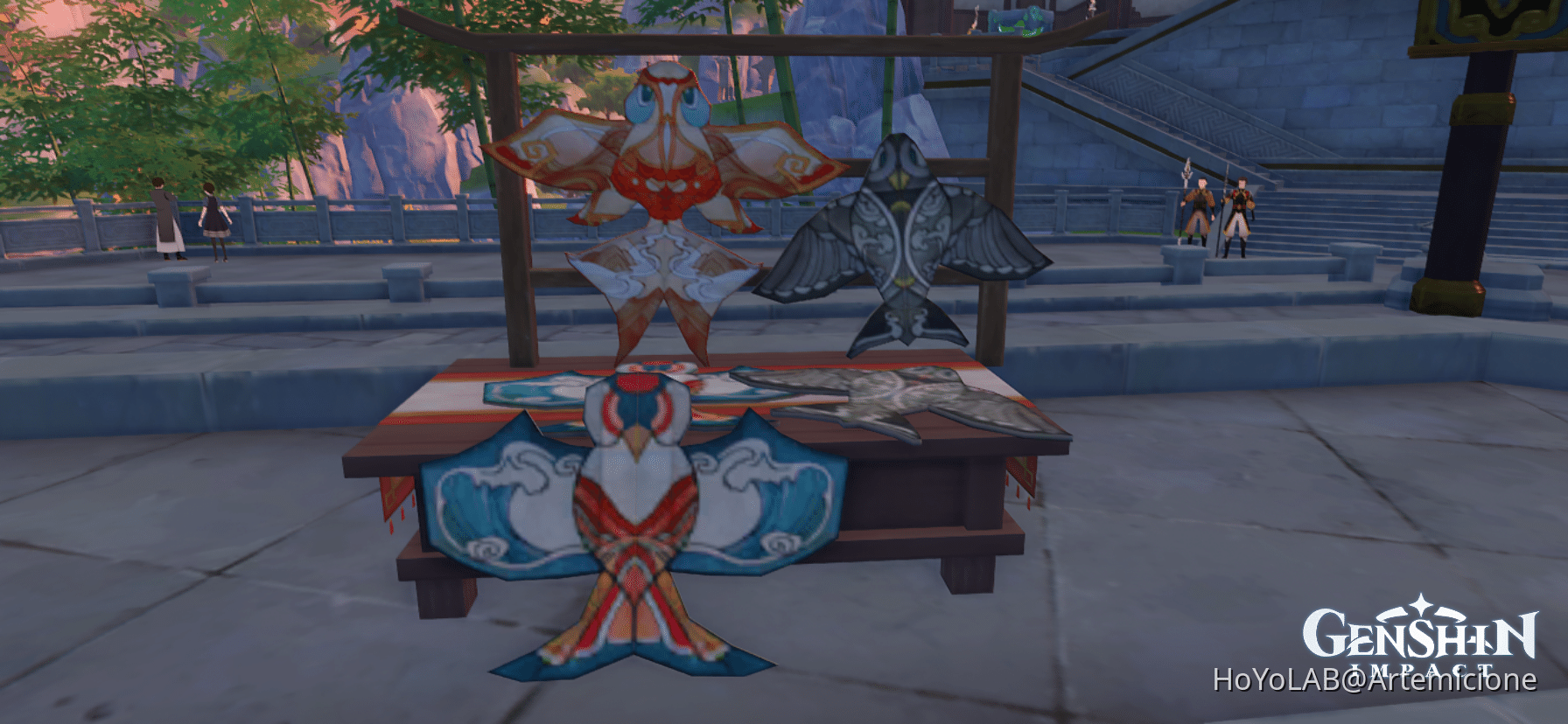 Liyue Archon Quest: Descriptions of some Archons on kites (+The Kites ...