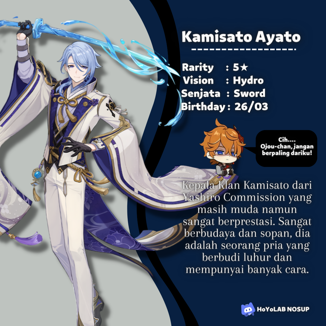 [Versi 3.3] Kamisato Ayato Build | DPS Genshin Impact | HoYoLAB