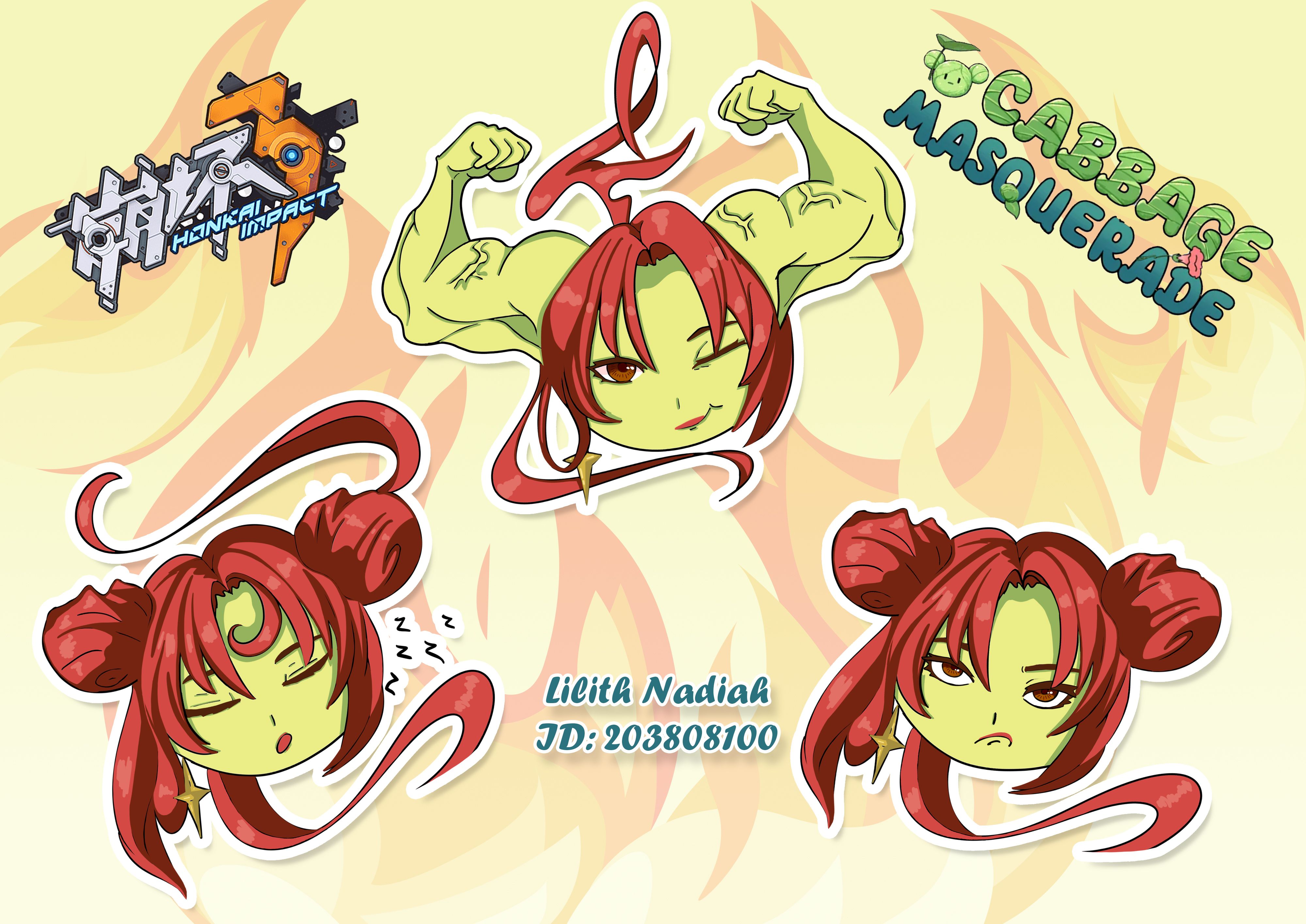 Cabbage Masquerade: Cabbage Creativity Contest Honkai Impact 3rd | HoYoLAB