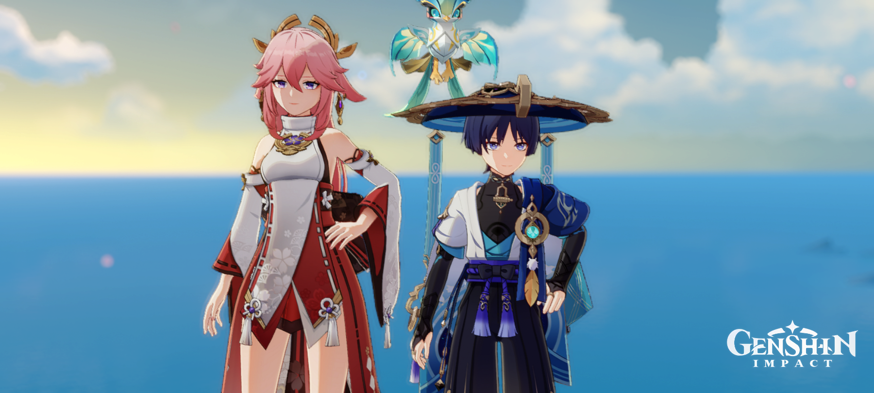 Yae Miko & Wanderer! Genshin Impact | HoYoLAB