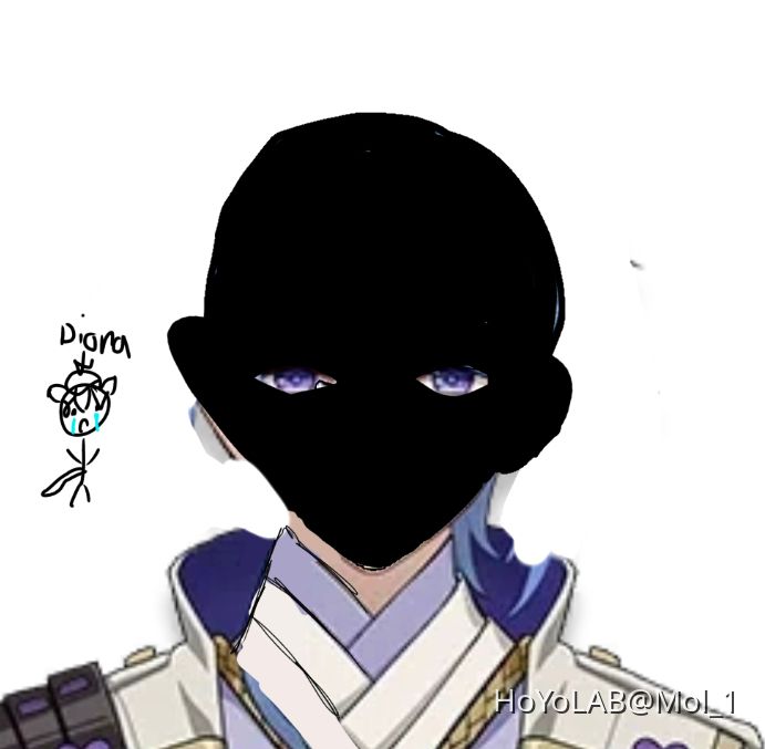 Bald faceless Ayato | Genshin Impact | HoYoLAB