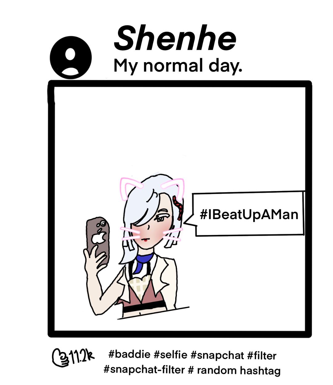 Modern AU Shenhe Genshin Impact | HoYoLAB