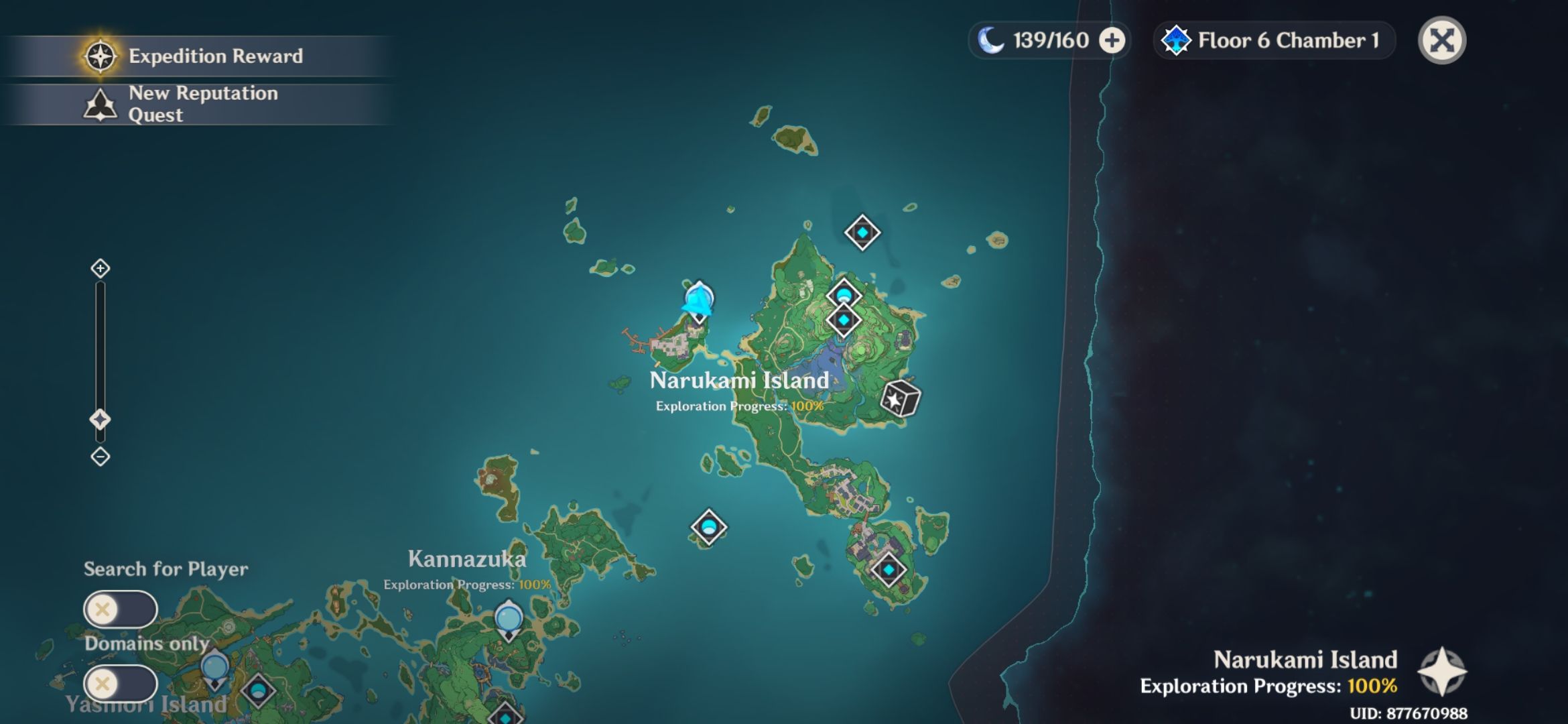 Day 3 - Narukami Island - Exploration Progress : 100 % 😍 Genshin Impact ...