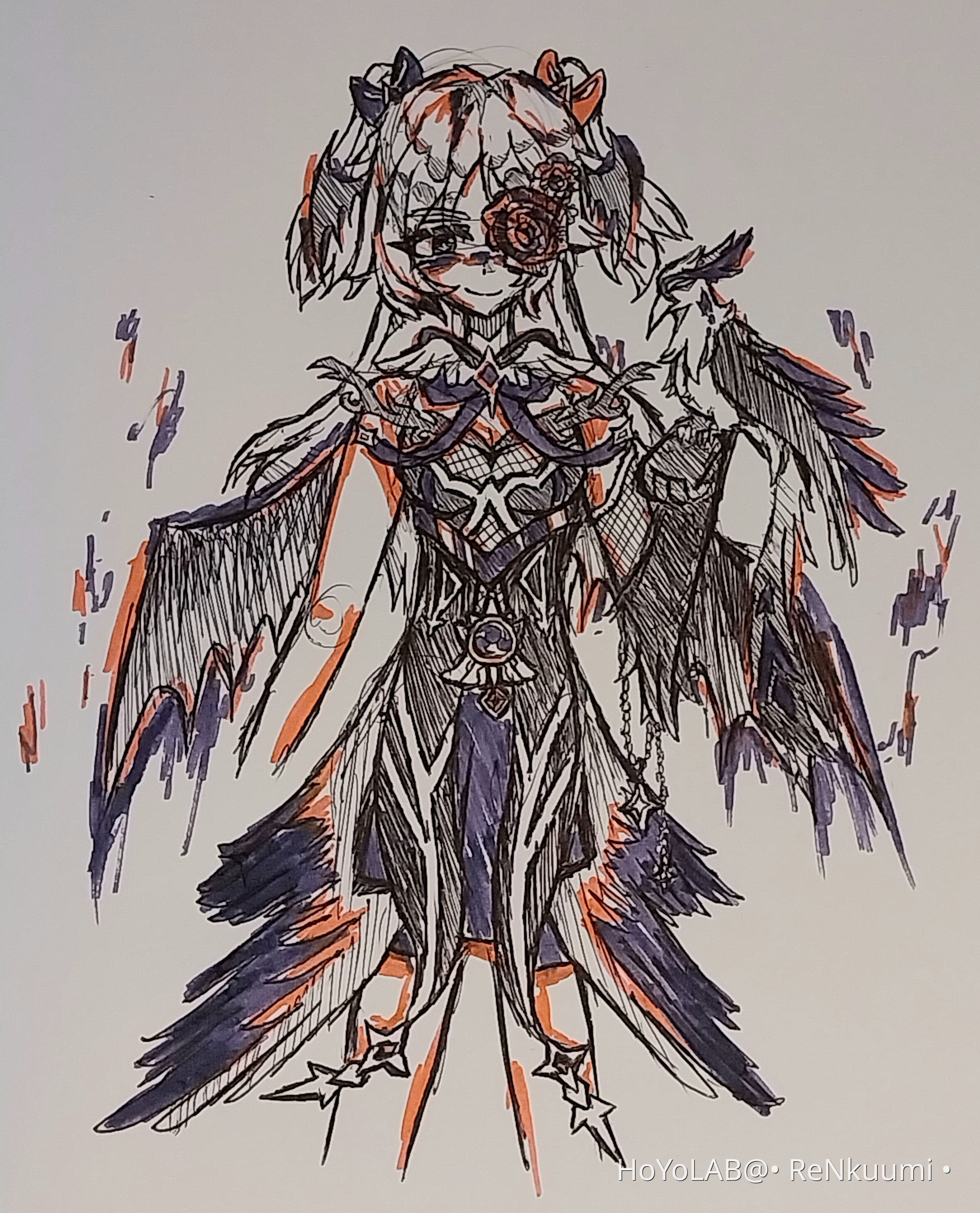 Giving fischl a boss form cuz she's cool Genshin Impact | HoYoLAB