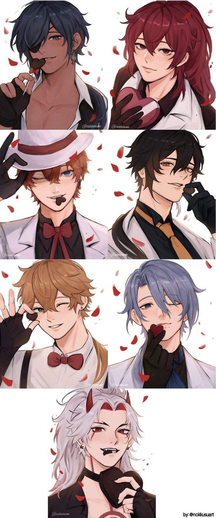 DCKZ? (Zhongli x Childe x Kaeya x Diluc) What is this ship (Adding ...