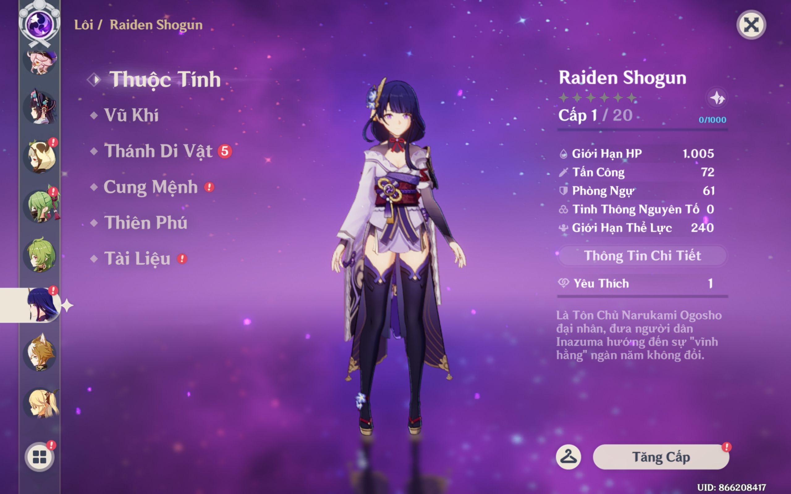 roll raiden và cái kết Genshin Impact | HoYoLAB