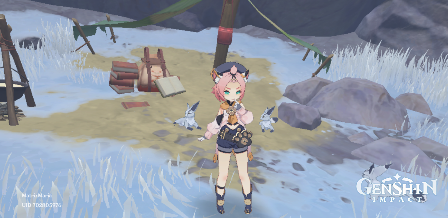 The little snow foxes are by far the cutes creatures Genshin Impact ...