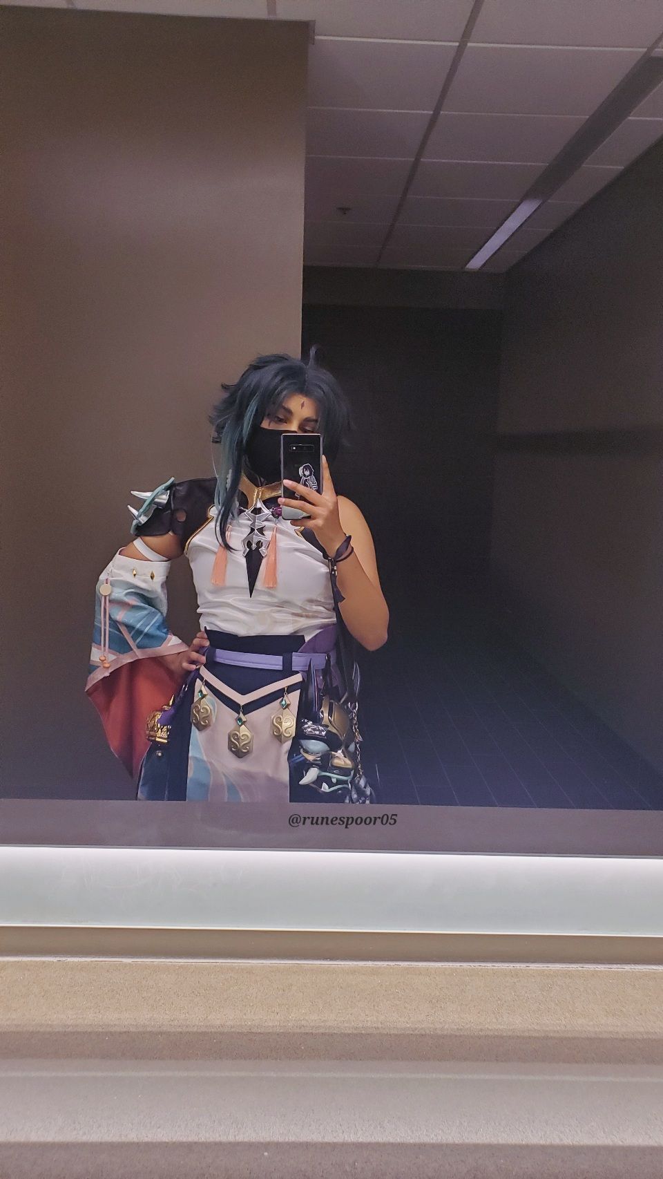 Full Xiao cos mirror selfie Genshin Impact | HoYoLAB