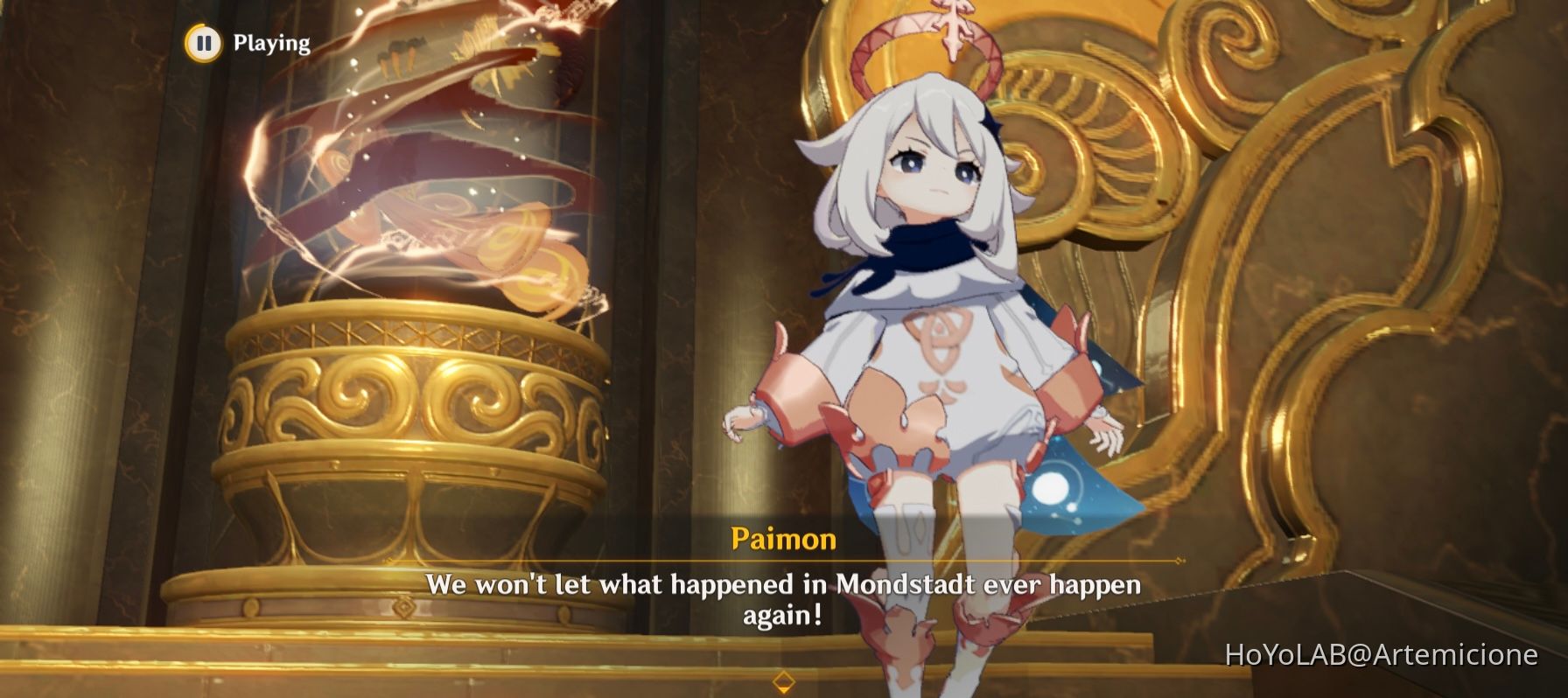 Paimon: “We” won’t let that happen. Also Paimon: So what are you gonna ...