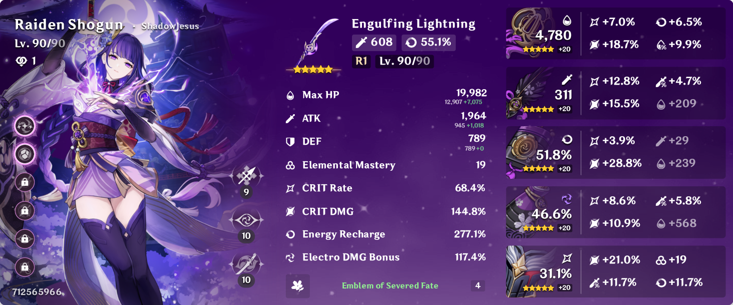 Raiden Pulling Genshin Impact | HoYoLAB