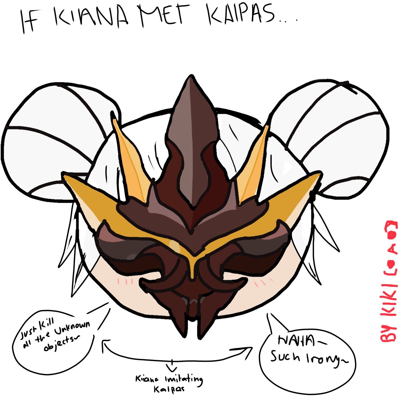 If Kiana met Kalpas…and stole his mask… Honkai Impact 3rd | HoYoLAB