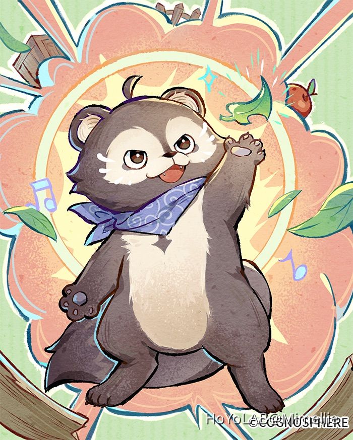 This official art from the Tales of the Youkai event is so cute ...