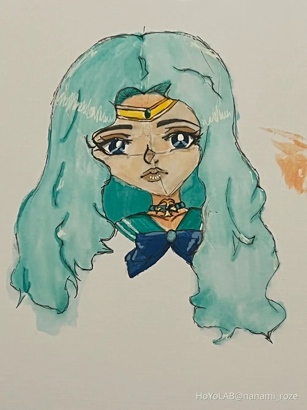 how to draw sailor moon style