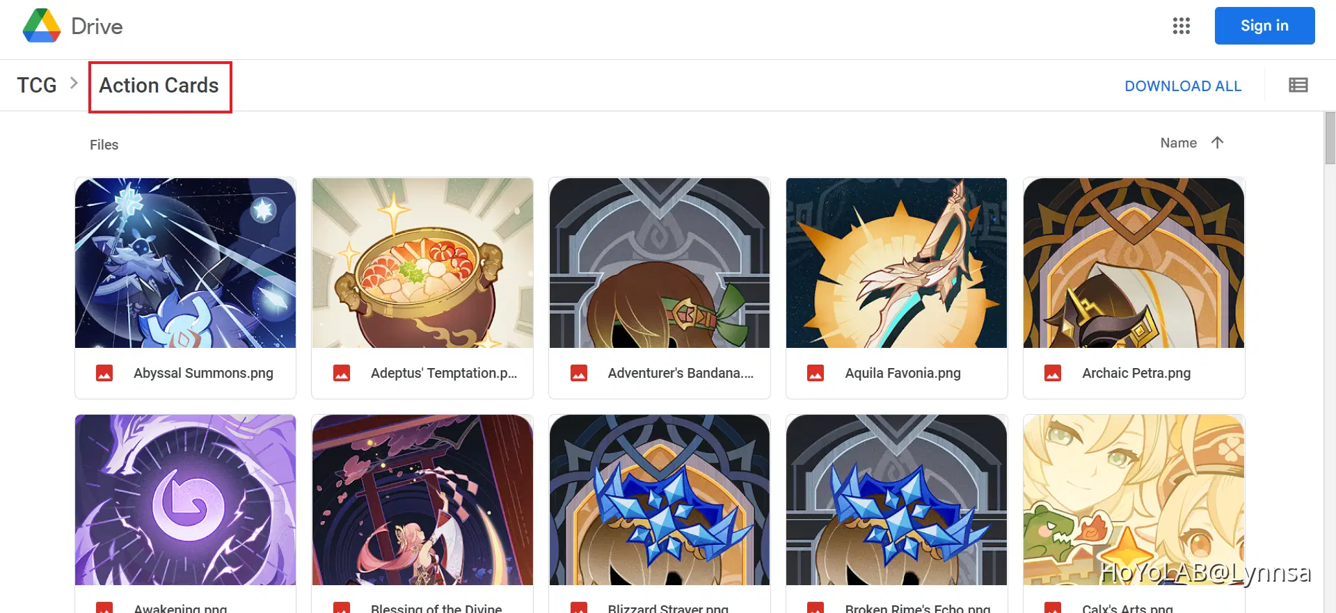 [FOR DOWNLOAD] All Genshin Impact TCG Cards (Character, Action & Monster cards) Genshin Impact ...