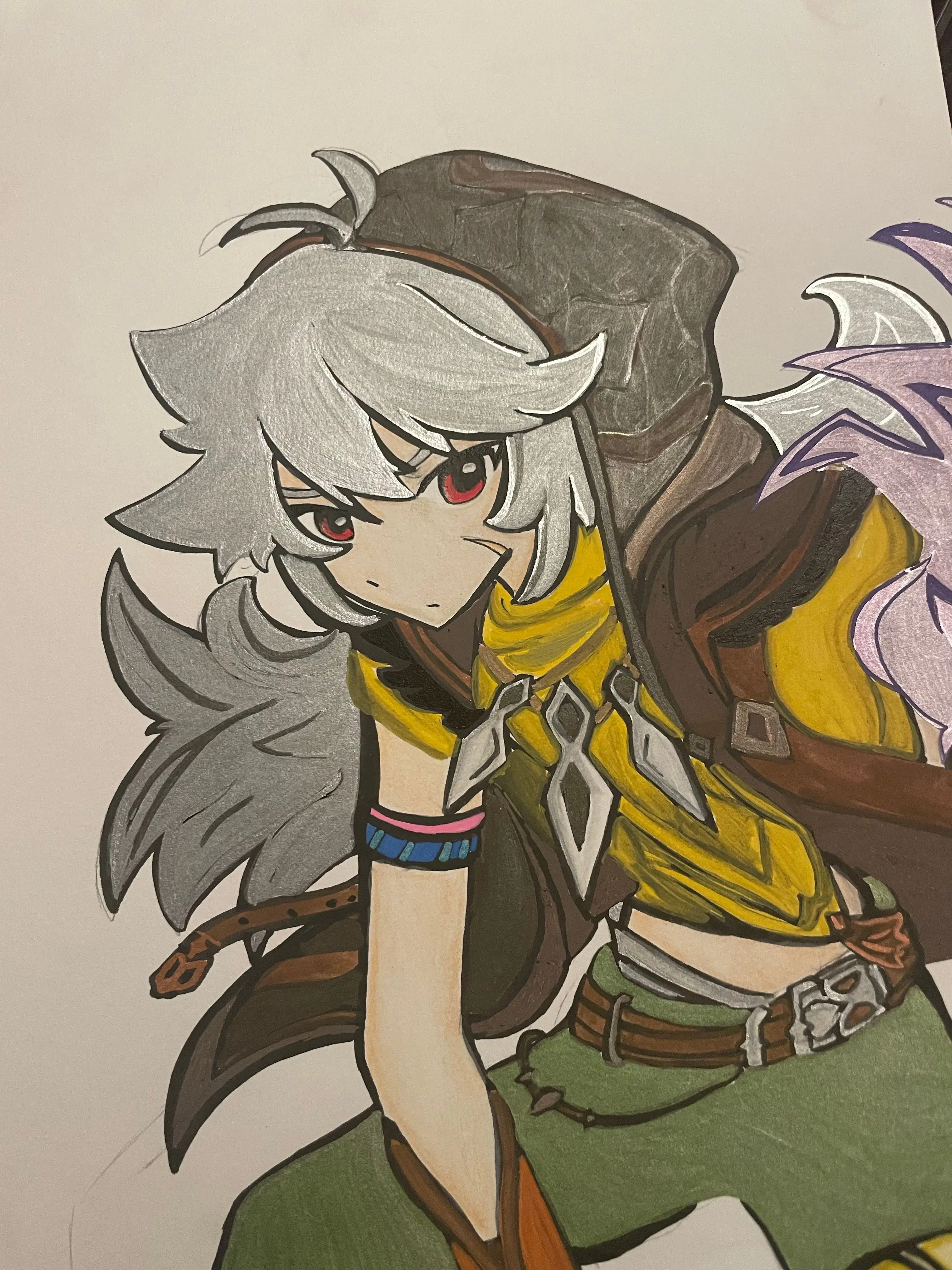 Tried to recreate Razor’s TCG card Genshin Impact | HoYoLAB