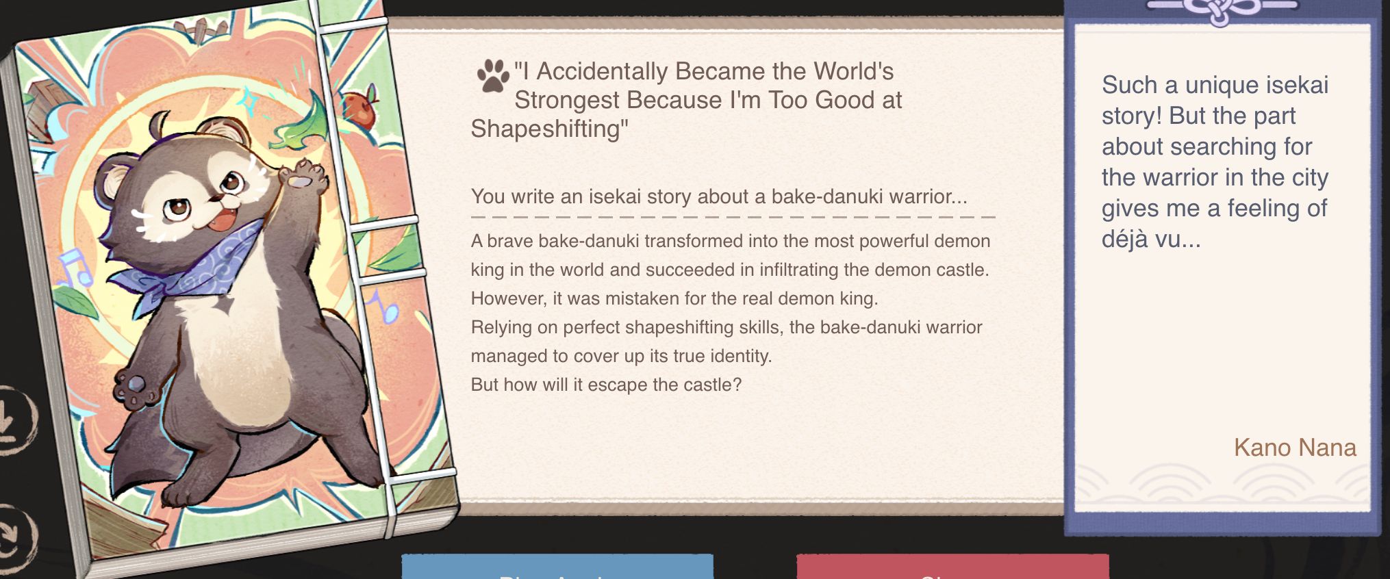 Rate my Bake-danuki story part 2 Genshin Impact | HoYoLAB